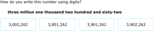IXL - Writing numbers up to ten million in words: convert digits to ...