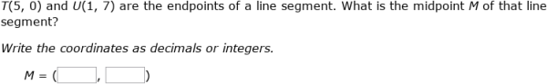 IXL - Midpoint formula: find the midpoint (Year 10 maths practice)
