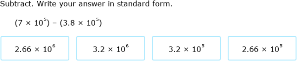 IXL - Add and subtract numbers written in standard form (Year 11 maths ...
