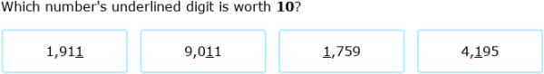 IXL - Value of a digit (Year 4 maths practice)