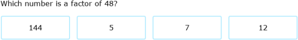 IXL - Identify factors (Year 8 maths practice)