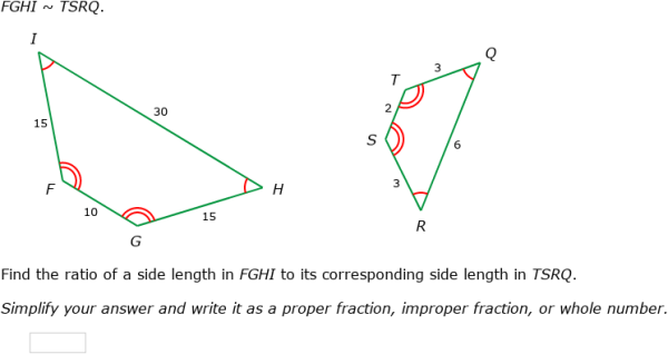IXL - Ratios in similar figures (Year 9 maths practice)
