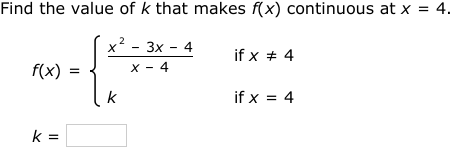 IXL - Make a piecewise function continuous (Year 12 maths practice)