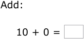 IXL - Adding 0 (Year 1 maths practice)