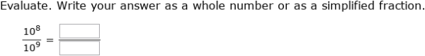 IXL - Evaluate expressions using properties of indices: integer indices ...