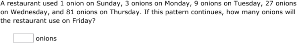 IXL - Number patterns: word problems (Year 5 maths practice)