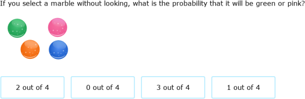IXL - Find the probability (Year 6 maths practice)