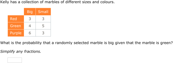 IXL - Find conditional probabilities using two-way frequency tables (Year 13 maths practice)