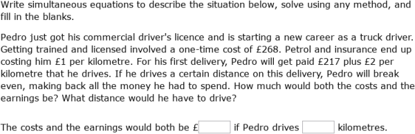 IXL - Solve simultaneous equations using any method: word problems ...