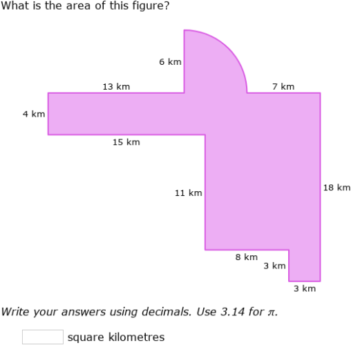 Area Of Compound Figures With Triangles