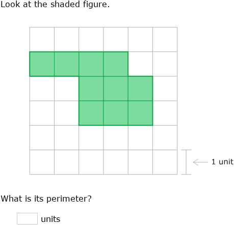 IXL - Perimeter of figures on grids (Year 3 maths practice)