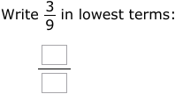 IXL - Write fractions in lowest terms (Year 8 maths practice)