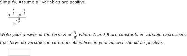 IXL - Simplify expressions involving rational indices (Year 13 maths ...