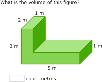 IXL - Volume of compound figures (Year 8 maths practice)